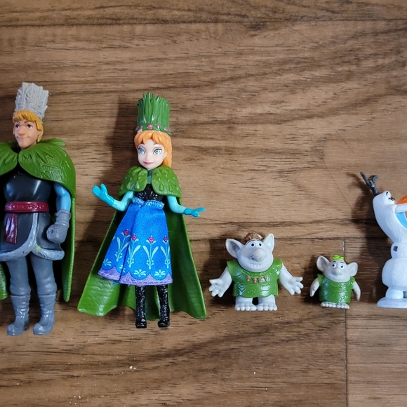 Disney | Other | Disney Frozen Anna And Kristoff Doll Troll Wedding ...